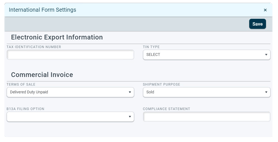 FedEx: Electronic Export Information (EEI)